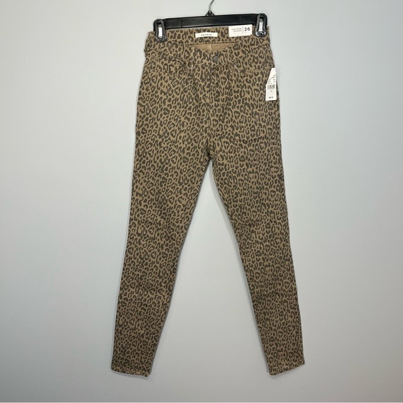 PacSun | Jeans | New Pacsun Pants Womens 26 Tan Brown Cheetah Animal ...